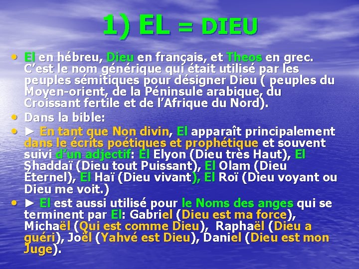 INTRODUCTION Le but du nom dans la socit
