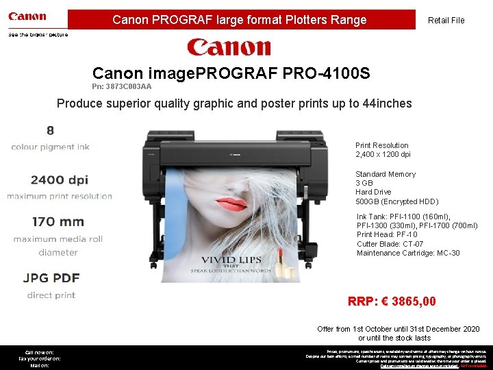 Retail File December 2020 Offer from 1 st