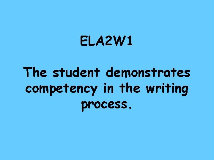 GEORGIA PERFORMANCE STANDARDS 2 nd Grade ENGLISH LANGUAGE