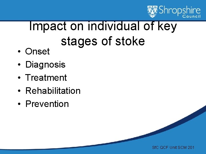 Level 2 Stroke Awareness Award Blockage TIA Stroke