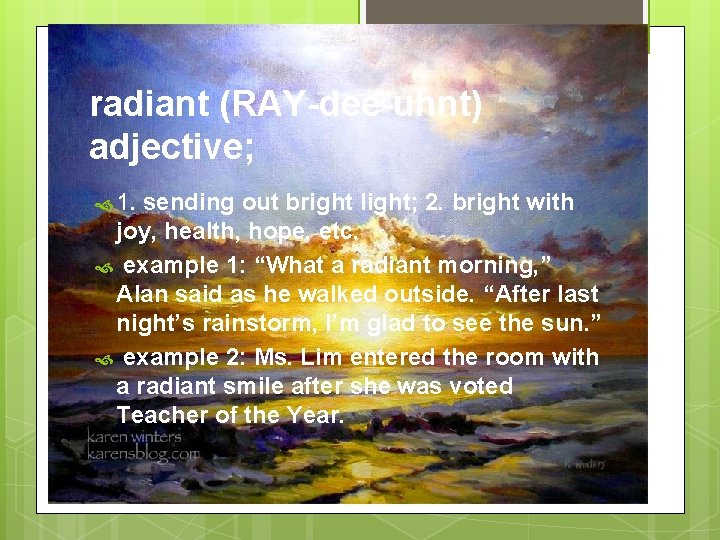 Pandoras Box ESL Vocabulary 121613 calamitous kuhLAMituhs adjective