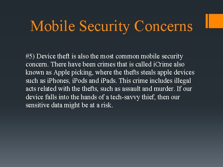 Mobile Security By Jenish Jariwala What is Mobile