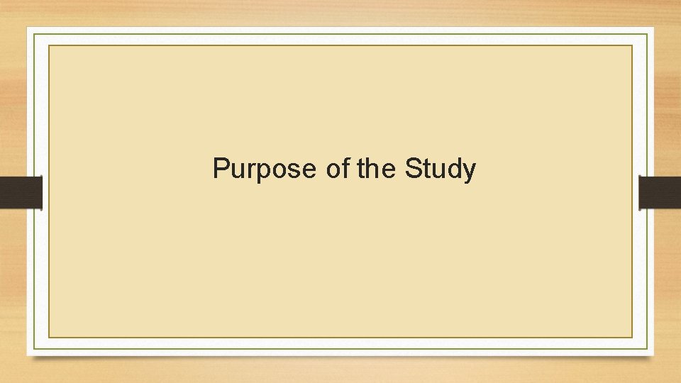 Research Methods in Health Care Problem StatementPurpose of