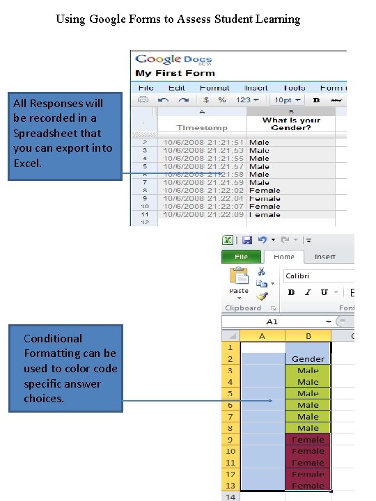 Using Google Docs to Assess Student Learning Dustin