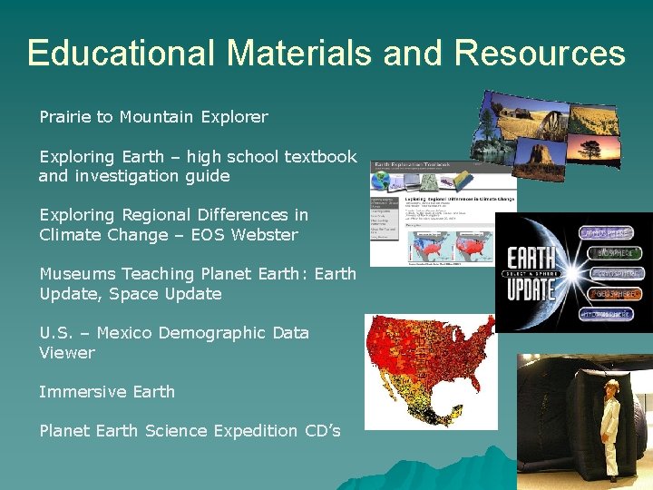 Earth Information Exchange Education Community A Crosscutting Theme