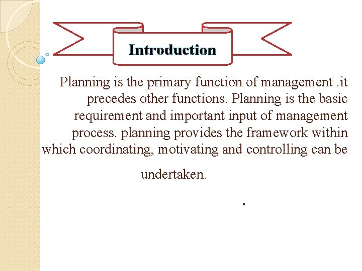 Planning prepared by Omima mostafa Out lines Introduction