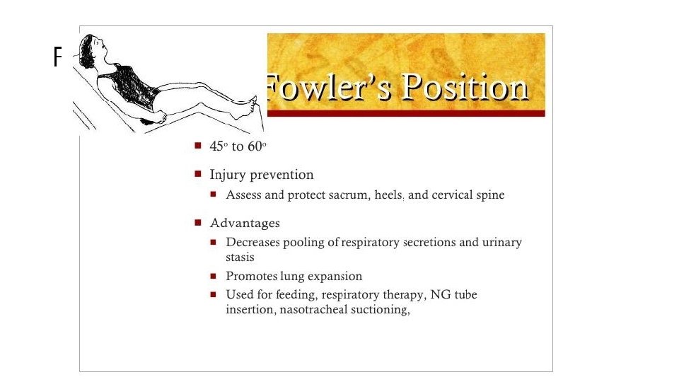 Patient Positions October 9 10 2017 Medical Terminology