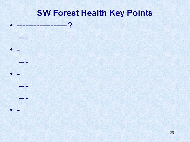 Todays topioc Forest Health Issues Forest Health Defoliator