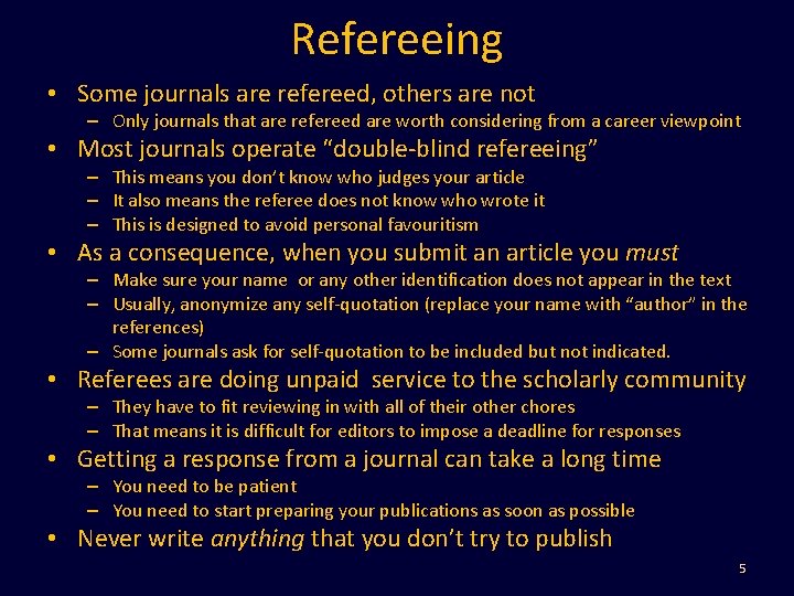 How to publish a scholarly article Colin Sparks