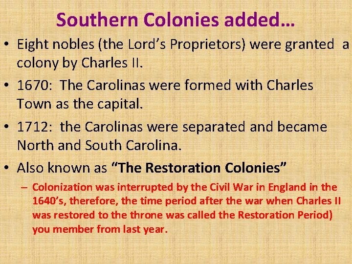 The Planting of English America Chapter 2 Background