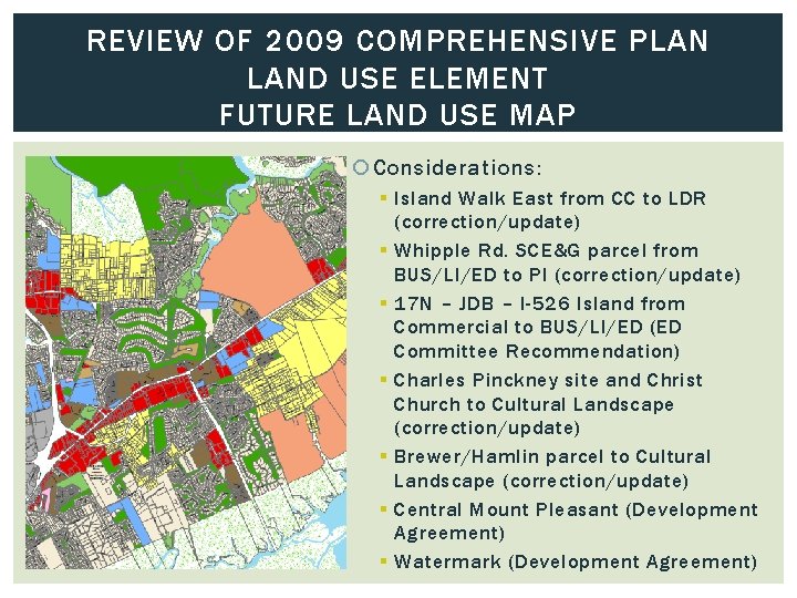 COMPREHENSIVE PLAN UPDATE MEETING 8 LAND USE ELEMENT
