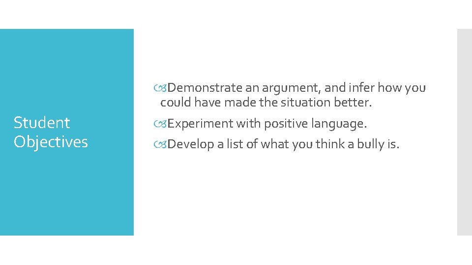 Grades 2 4 Activity Duration 15 minutes Violence