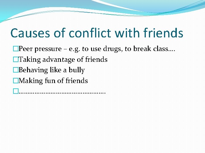 Conflict What is conflict A disagreement between people