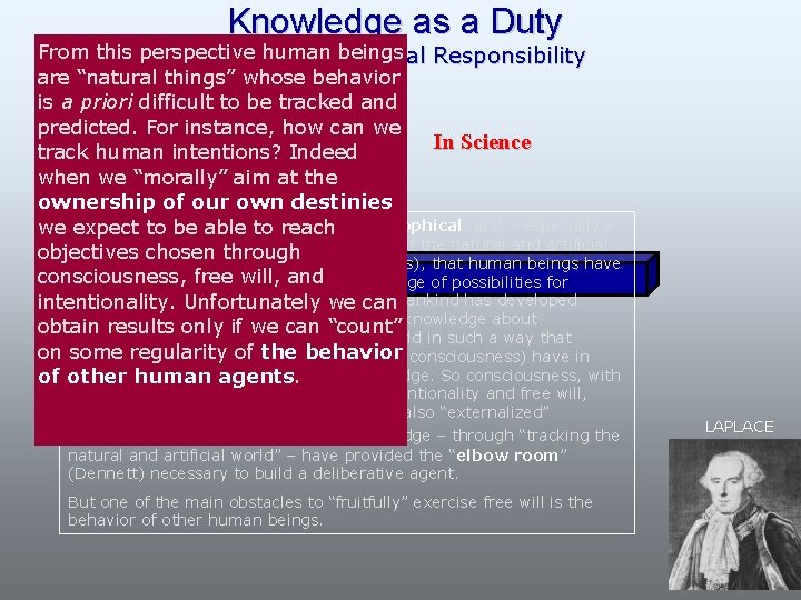 Knowledge as a Duty A New Philosophical Responsibility