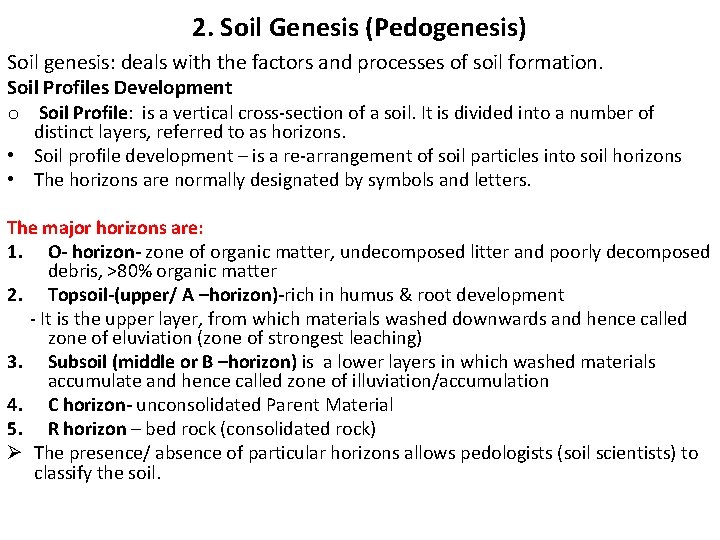 Soil Science Abate Feyissa May 2014 Soil Science