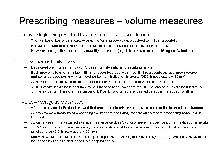 National Prescribing Indicators 2015 2016 National Prescribing Indicators