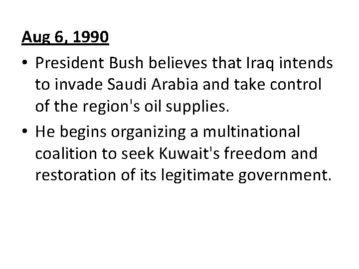 The Persian Gulf War U S Involvement Information