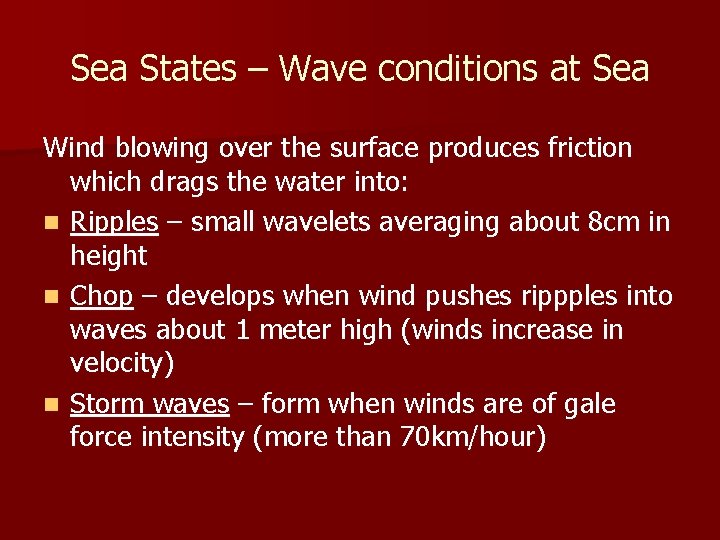 Unit 7 Waves Beaches Topic 3 Wave Sets