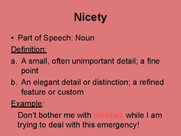 Lesson 3 Etiquette and Behavior Brusque Part of