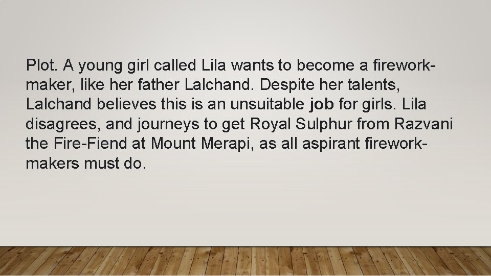 Text The FireworkMakers Daughter by Philip Pullman Writing