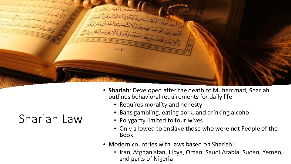 Rise of the Islamic World Islam Like Judaism