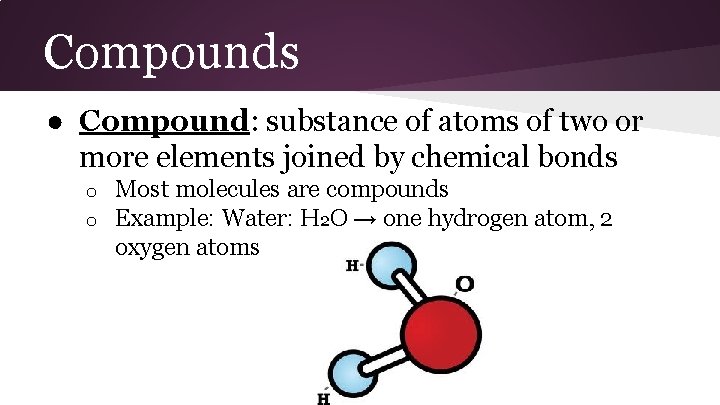 Chemistry of Life Big Question What are the