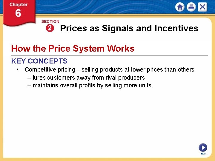 Demand Supply and Prices NEXT Seeking Equilibrium Demand