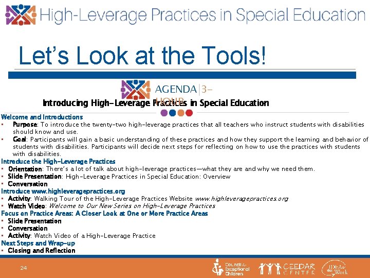 HighLeverage Practices in Special Education A Professional Development