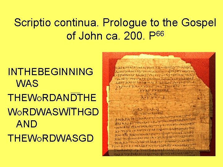 The formation of the biblical canon 1 Septuagint