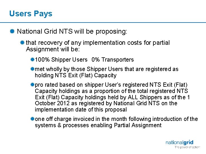 Draft Modification Proposal Enabling the Partial Assignment of