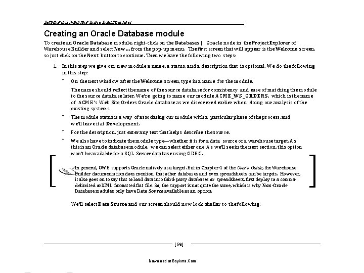 Defining And Importing Source Data Structures Lets Look