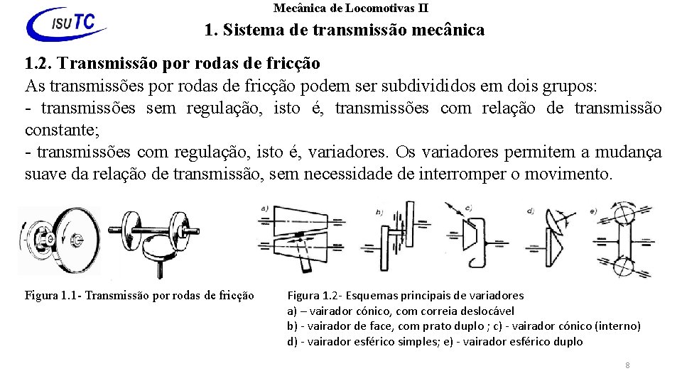 Mecnica de Locomotivas II Aula 1 Sistema De