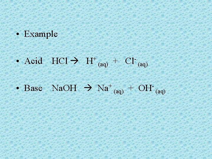 Acids Bases and Salts All three types of