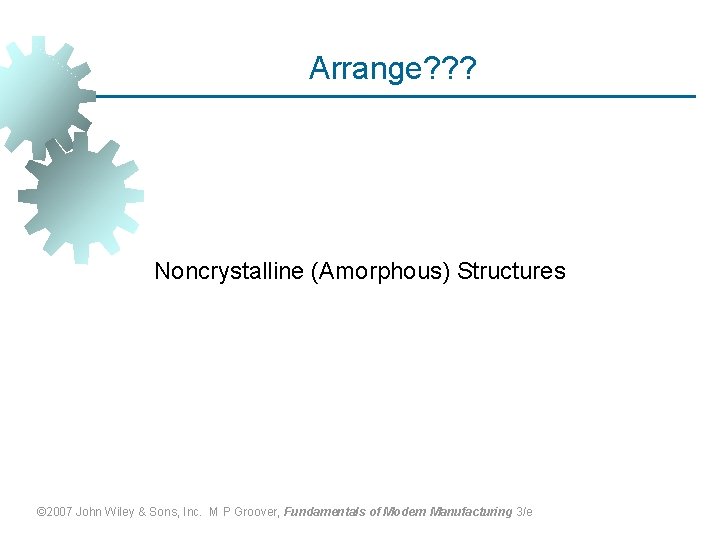 Noncrystalline Amorphous Structures Prabhjot Singh Noncrystalline ...