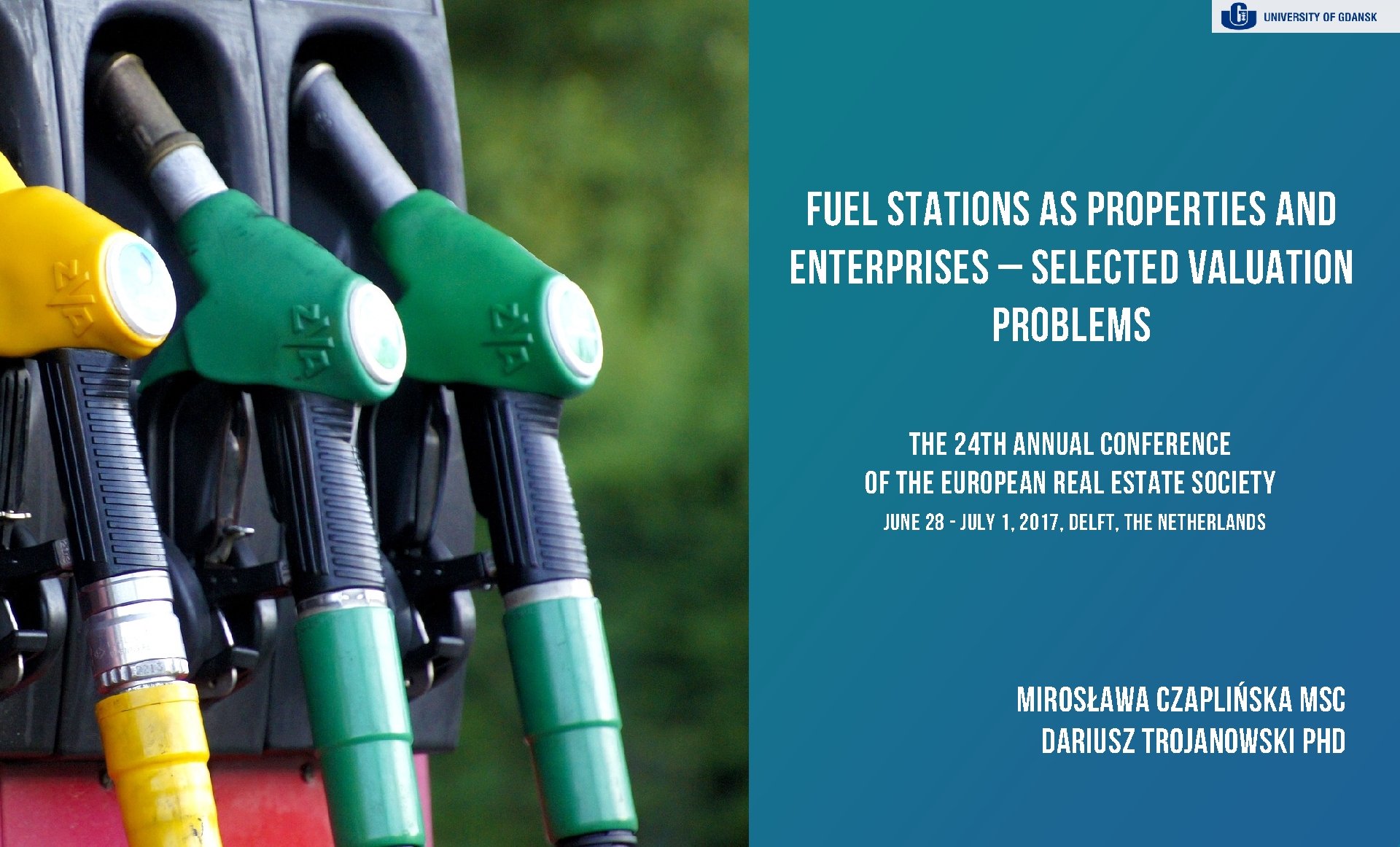 Fuel stations as properties and enterprises Selected valuation