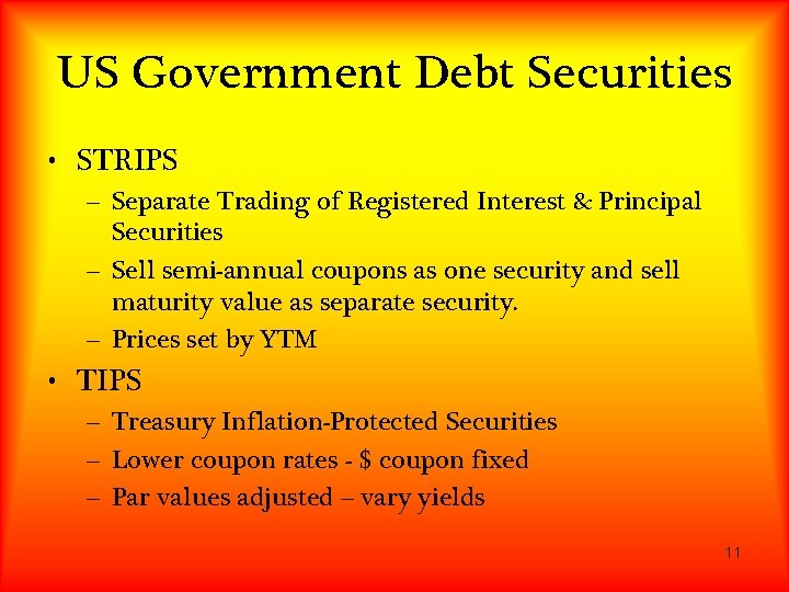 Debt Instruments Qualitative Aspects Chapter 8 Sources of