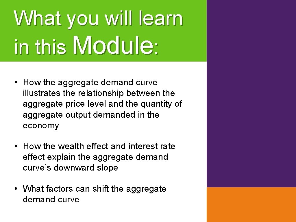 Module 17 Aggregate Demand Introduction and Determinants KRUGMANS