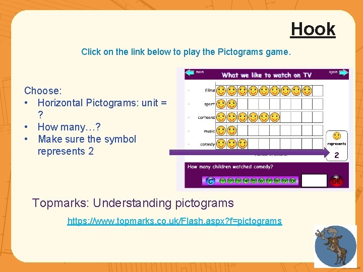 Year 2 Statistics Lesson 6 Construct a pictogram