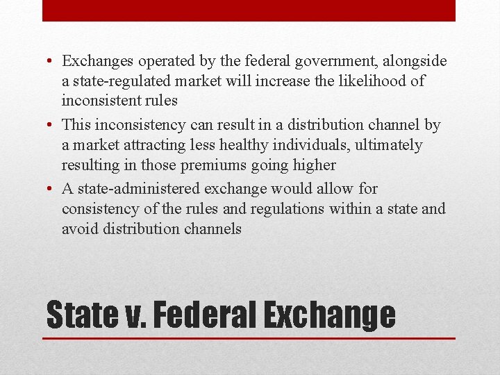 States Role Bryonna Reliford Matthew Bulfer PART IIISTATE