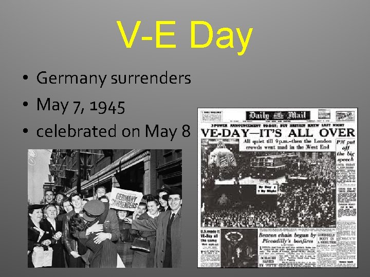 Major Events of World War II WHII 12