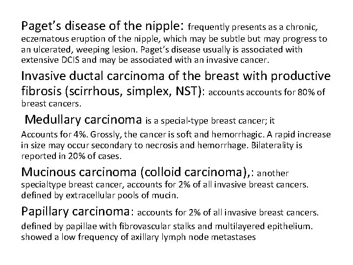 Malignant Breast disorders RISK FACTORS FOR BREAST CANCER