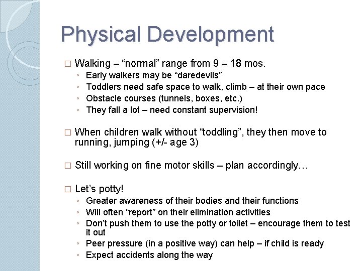 Toddler Development 15 months 3 years The Four