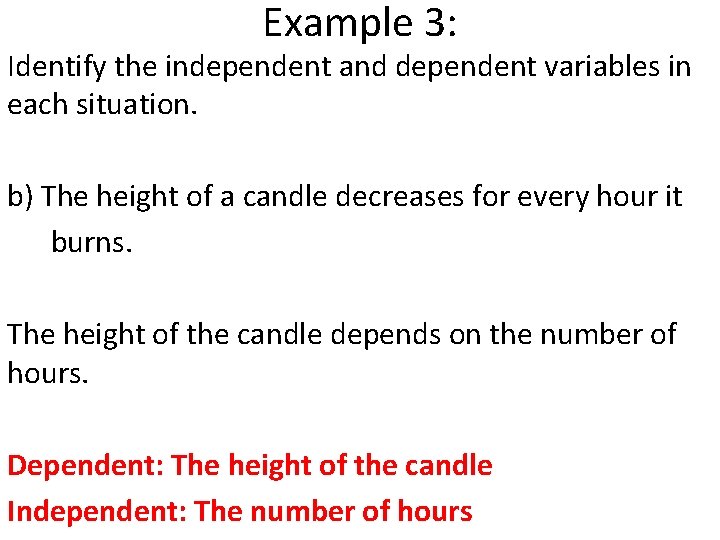 Writing Functions Section 3 3 Do Now Explain