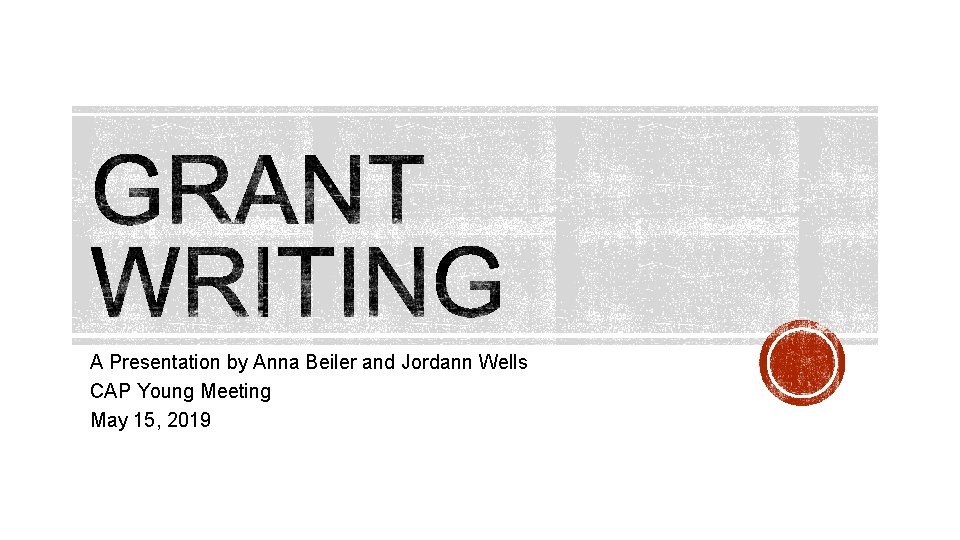 A Presentation by Anna Beiler and Jordann Wells