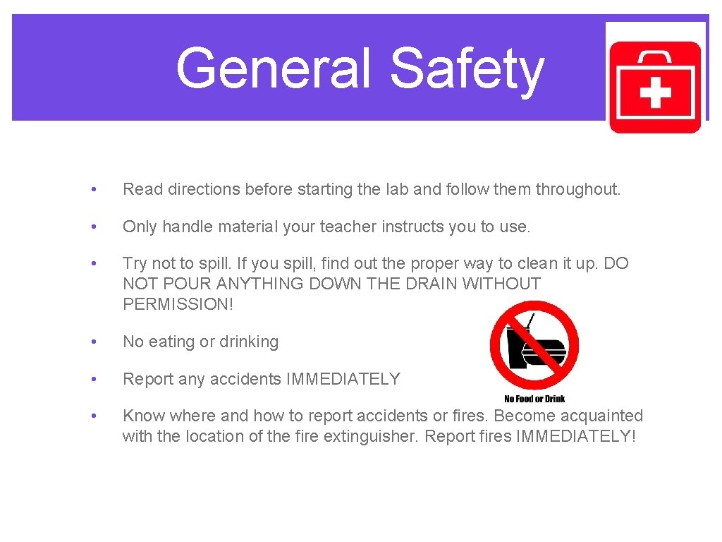 Laboratory Safety How to Survive in the lab