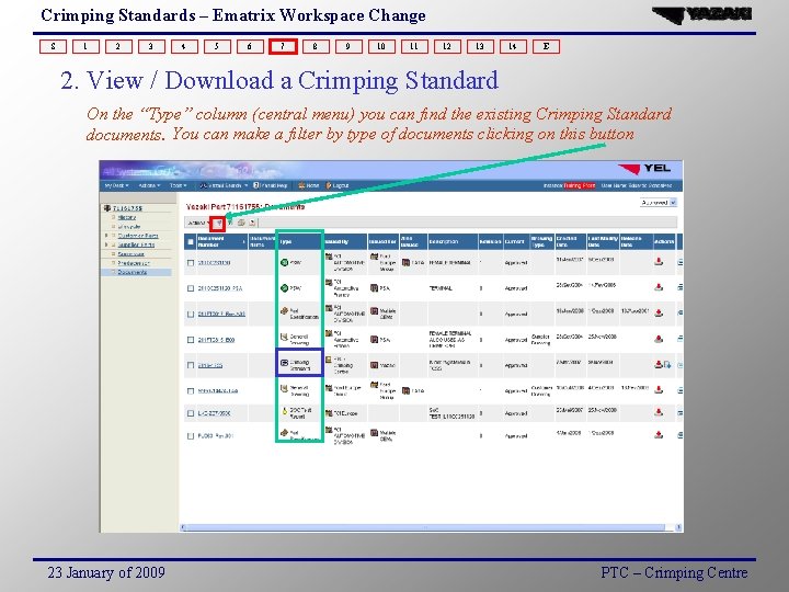 Crimping Standards Ematrix Workspace Change S 1 2