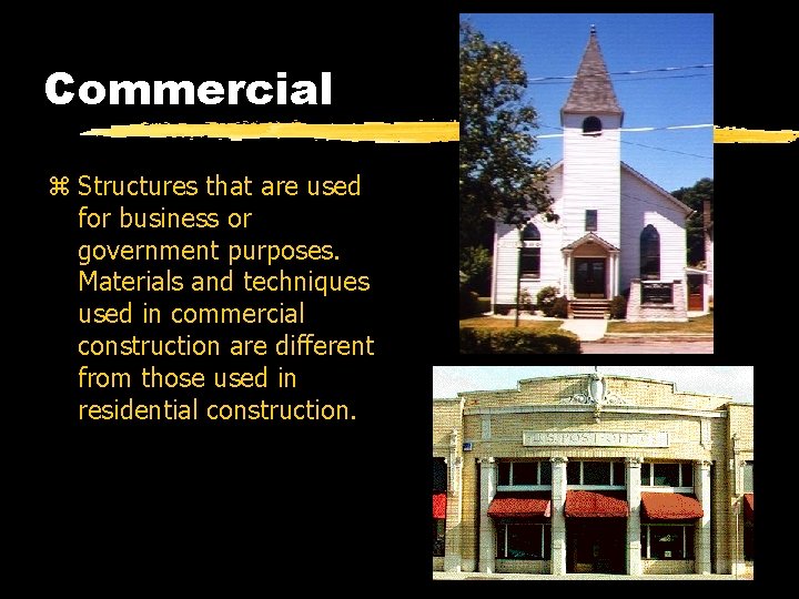 Construction z Construction The process of building erecting