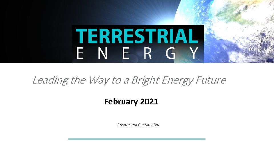 Leading the Way to a Bright Energy Future
