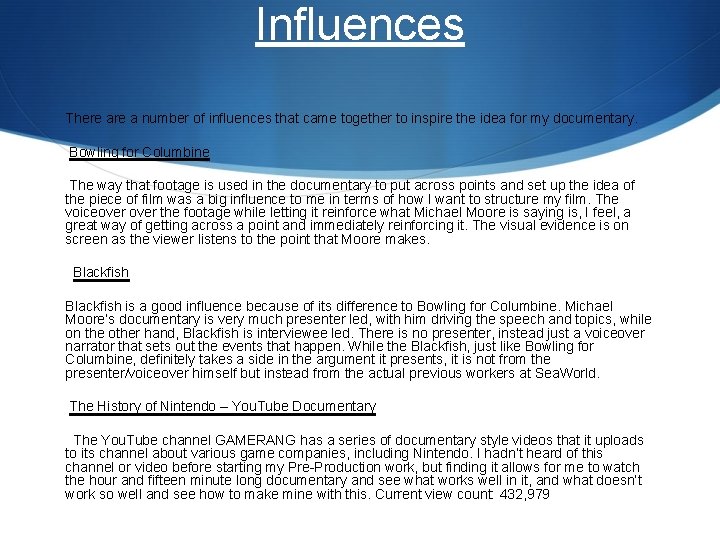 Nintendo Documentary PreProduction By Daniel Adams S Synopsis