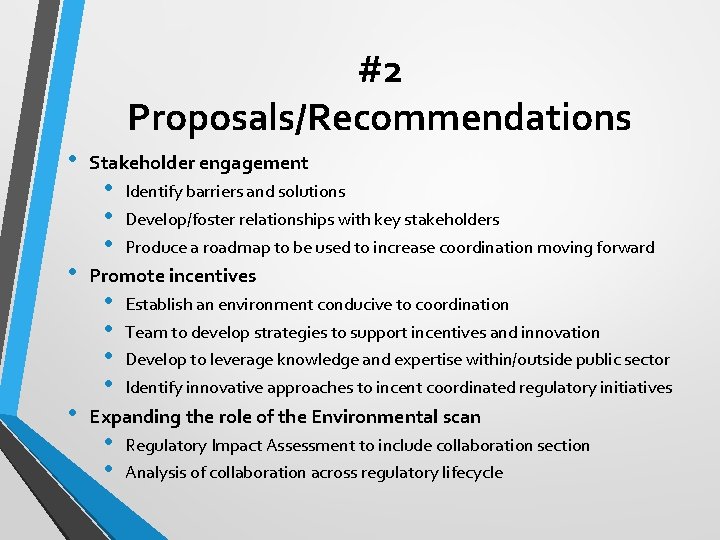 Modernizing Canadas Regulatory Frameworks Presentation to Neil Bouwer